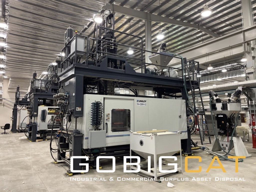 MILACRON UNILOY T600-90G-D8FS Extrusion Blow Moulding Machines 2013 FOR ...