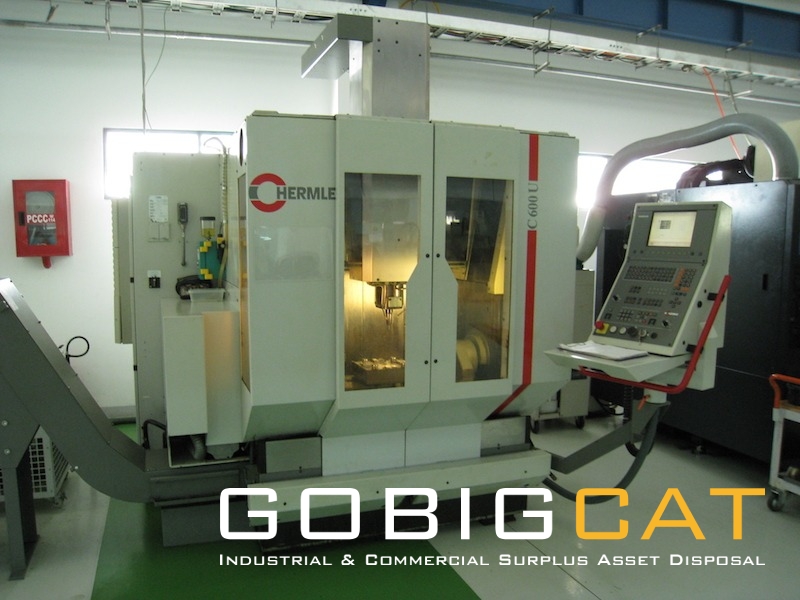 Hermle C600U USED CNC Vertical Milling Machine 2001 FOR SALE