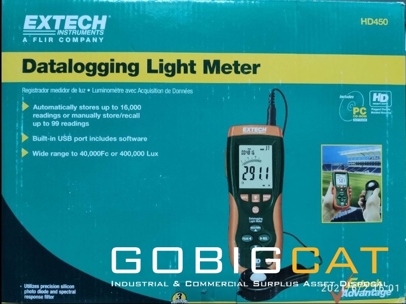 EXTECH HD 450 USED Datalogging Light Meter FOR SALE